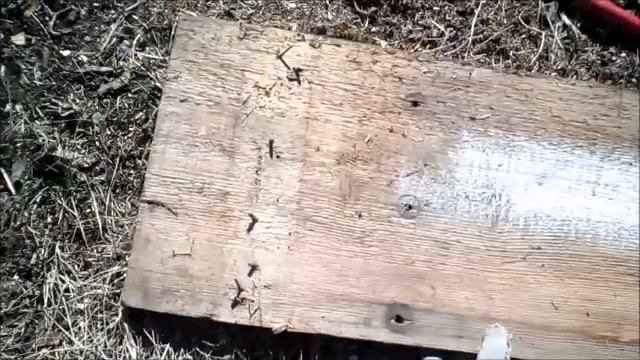 Болторез ручной в действии