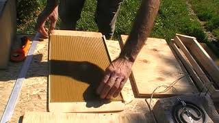 # 3 Готовимся к медосбору. Мгновенное наващивание рамки! Бюджетный наващиватель по советской книге.