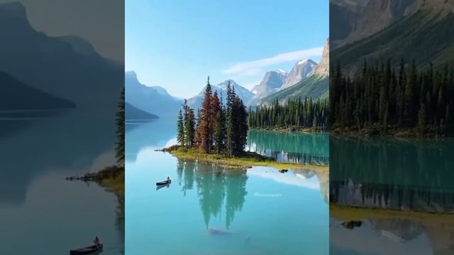 Озеро Малинье, Национальный парк Джаспер,Канада