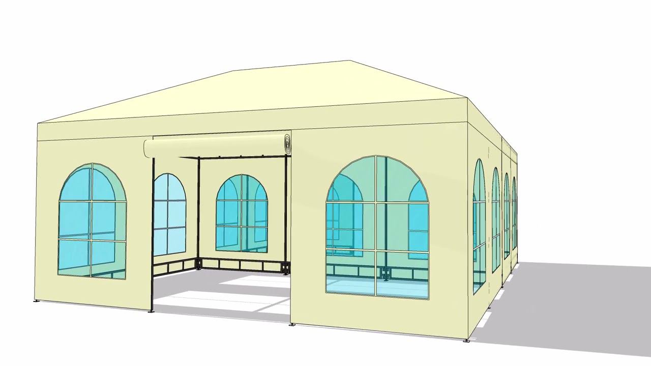 Тентовый шатёр 4х6х3,5*м