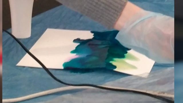 Как можно просто нарисовать спиртовыми чернилами