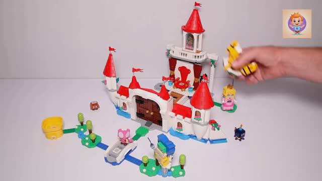 LEGO СУПЕР МАРИО 71408 - ЗАМОК ПРИНЦЕССЫ ПИЧ - УВЛЕКАТЕЛЬНЫЙ ПРОСМОТР КАК ПОСТРОИТЬ!