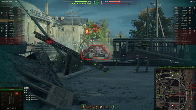 Взрыв БК | Foch 155 vs ИС-7