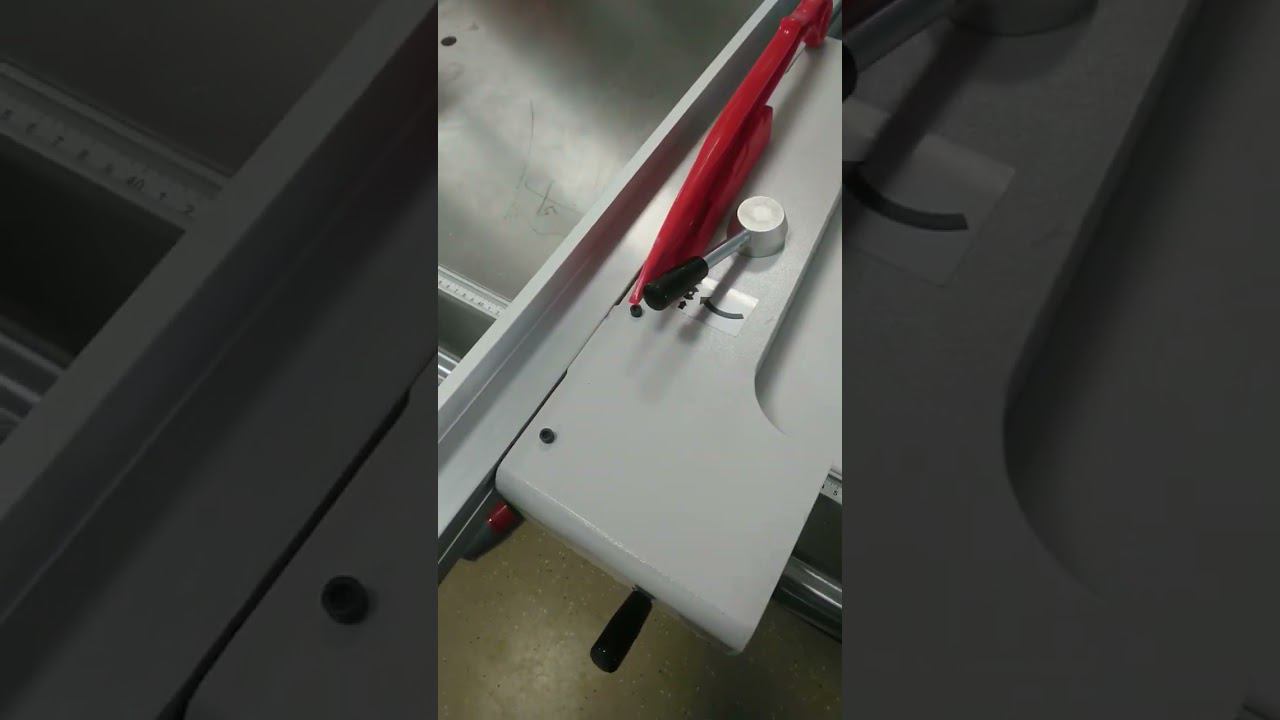 упор на форматно-раскроечном станке PS45 Pro #lion_drev #станок #вудтек #woodtec