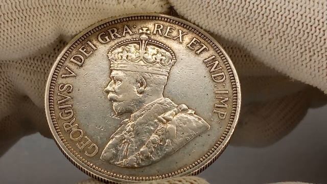 Кипр 45 пиастров, 1928 года 50 лет английскому Кипру.