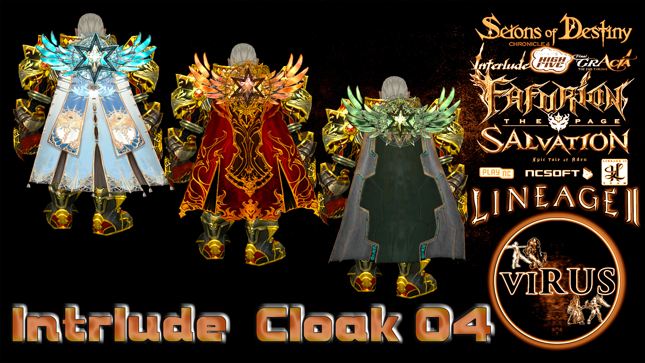New Cloaks Set 04 for the c4-Interlude server ◄√i®uS►
