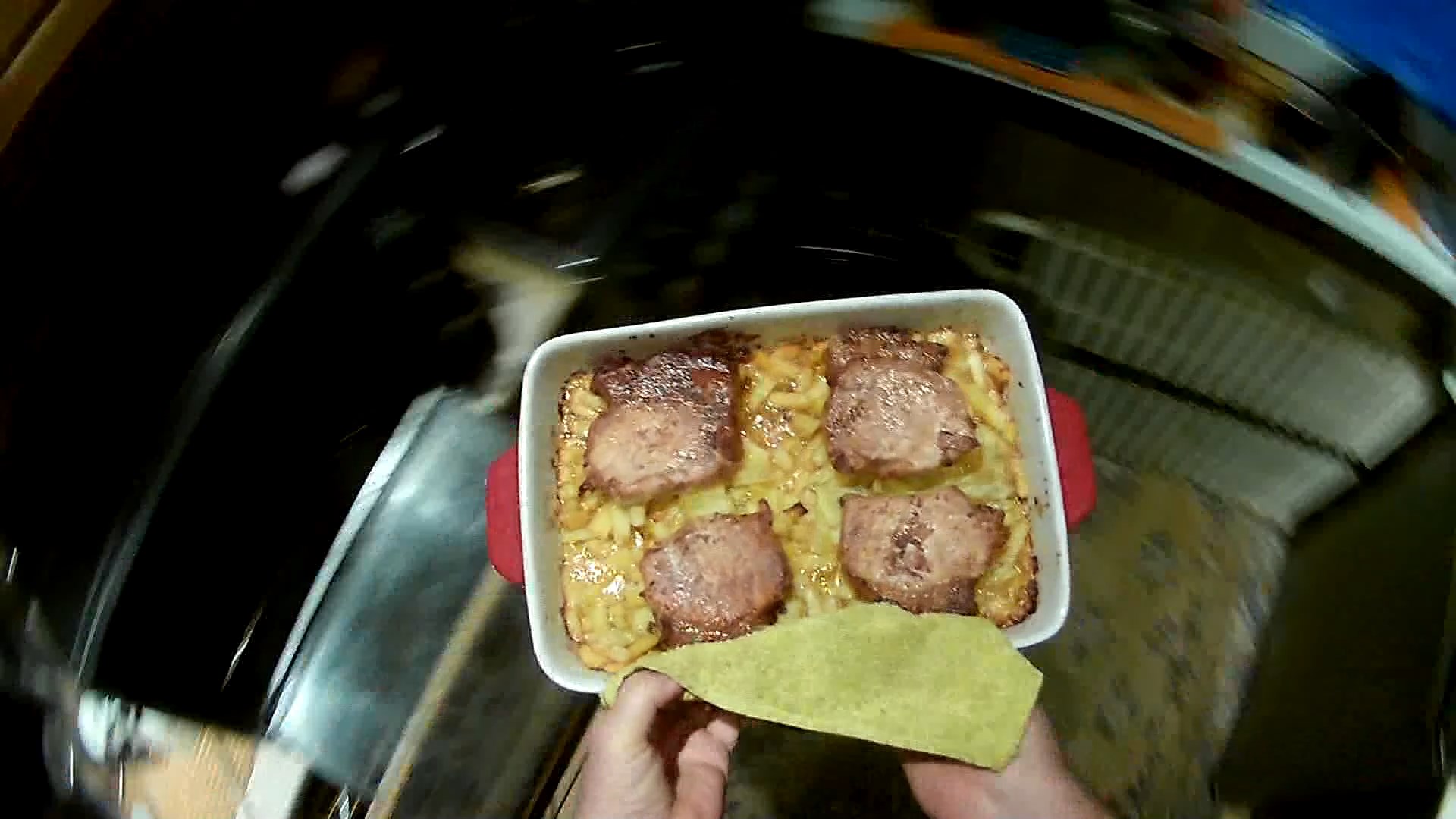 Свинина  с картошкой в жарочном шкафу CENTEK ! (Кухня браконьера 28.12.23 г.