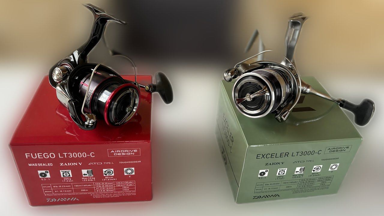 New DAIWA 23 EXCELER LT & DAIWA 23 Fuego LT. Обзор народных бюджетных катушек!