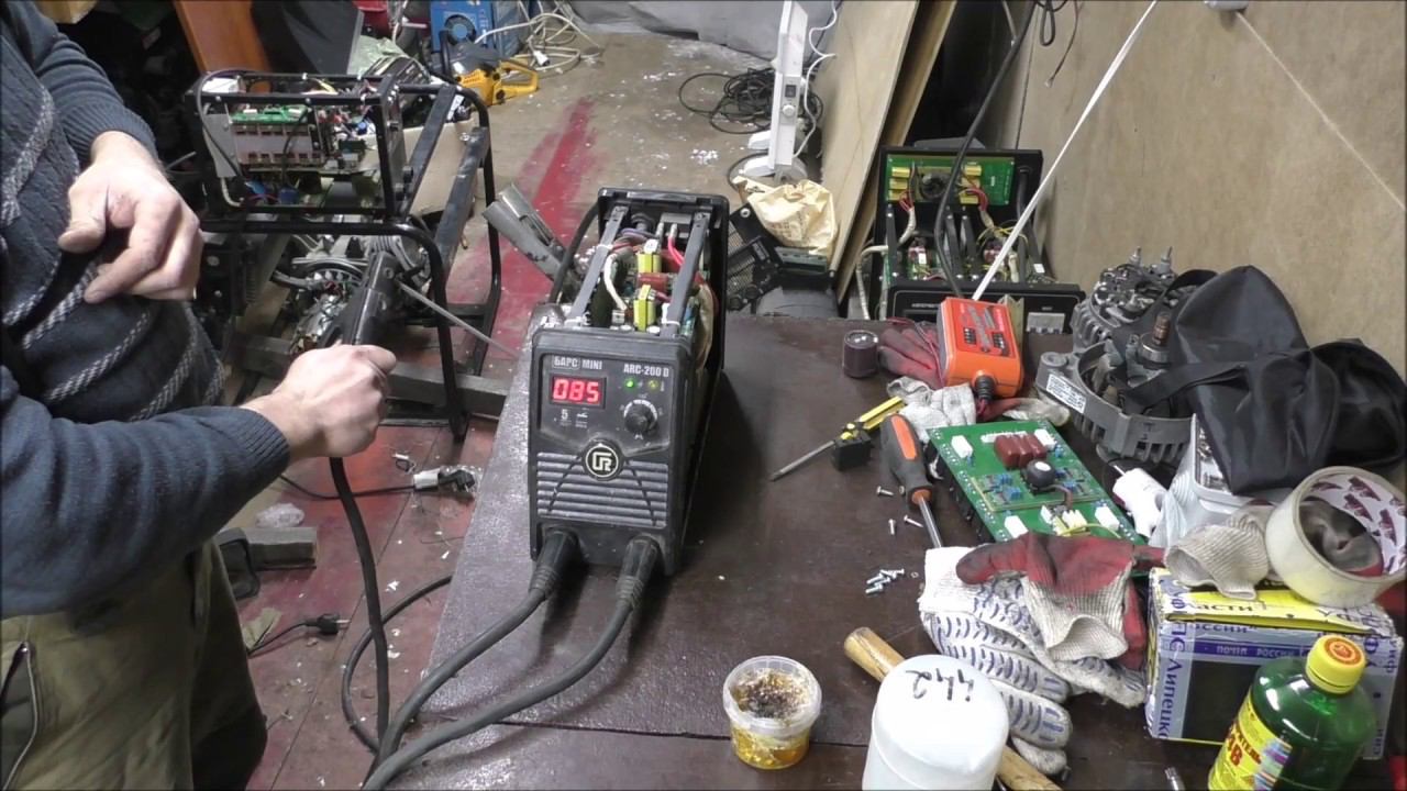 НЕ РЕМОНТ СВАРОЧНОГО ИНВЕРТОРА БАРС ARC 200