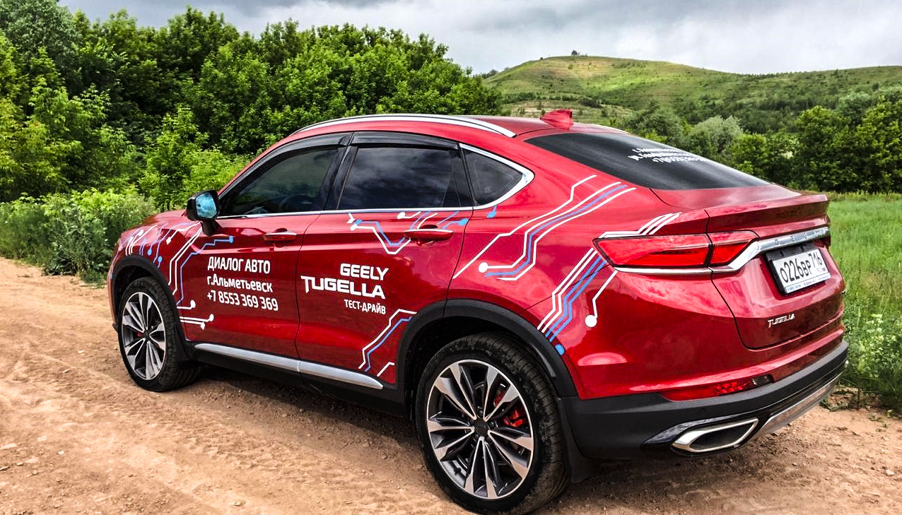 Обзор кроссовера Geely Tugella. Плюсы машины Geely Tugella.