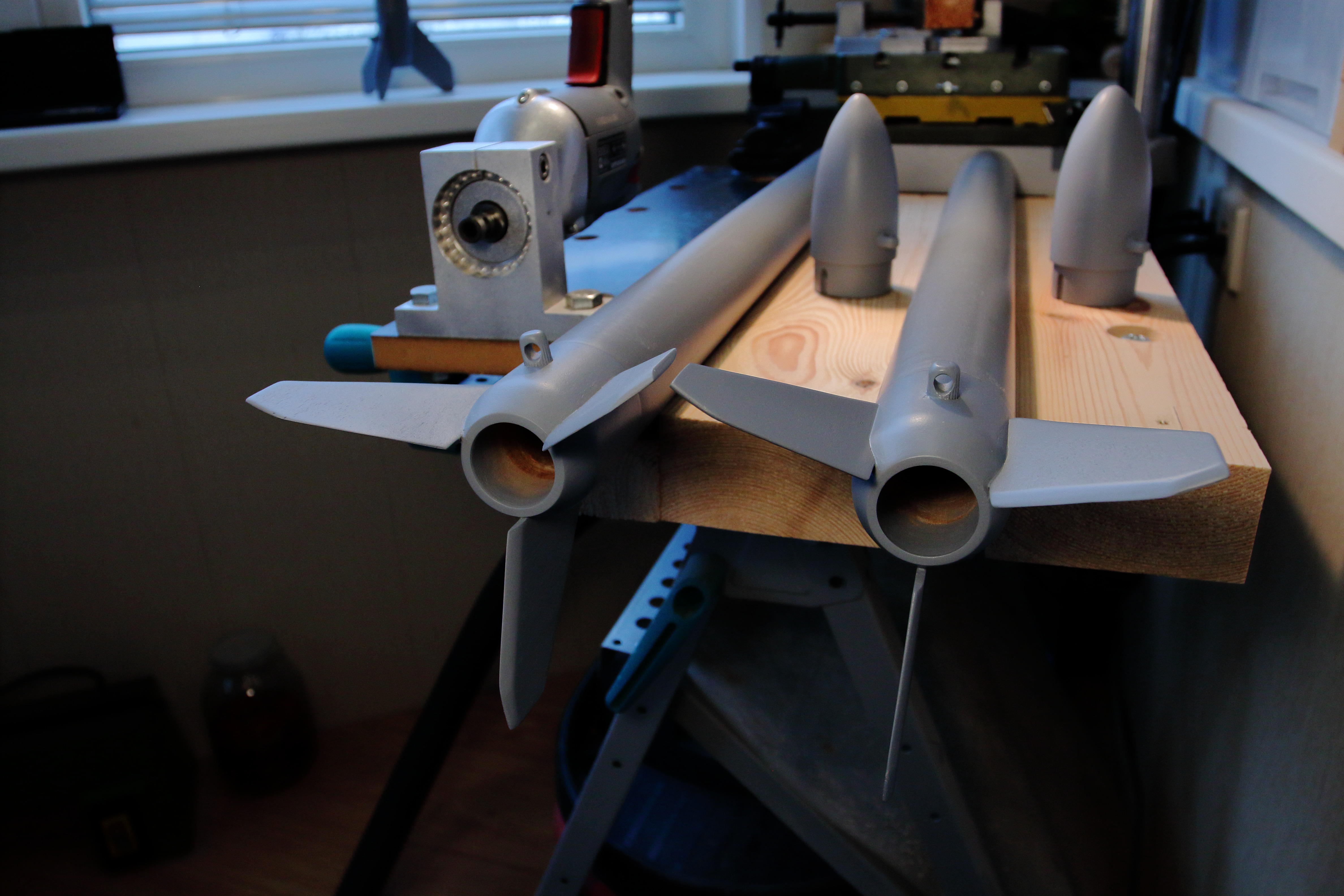 Технологический цикл производства модульной ракеты.