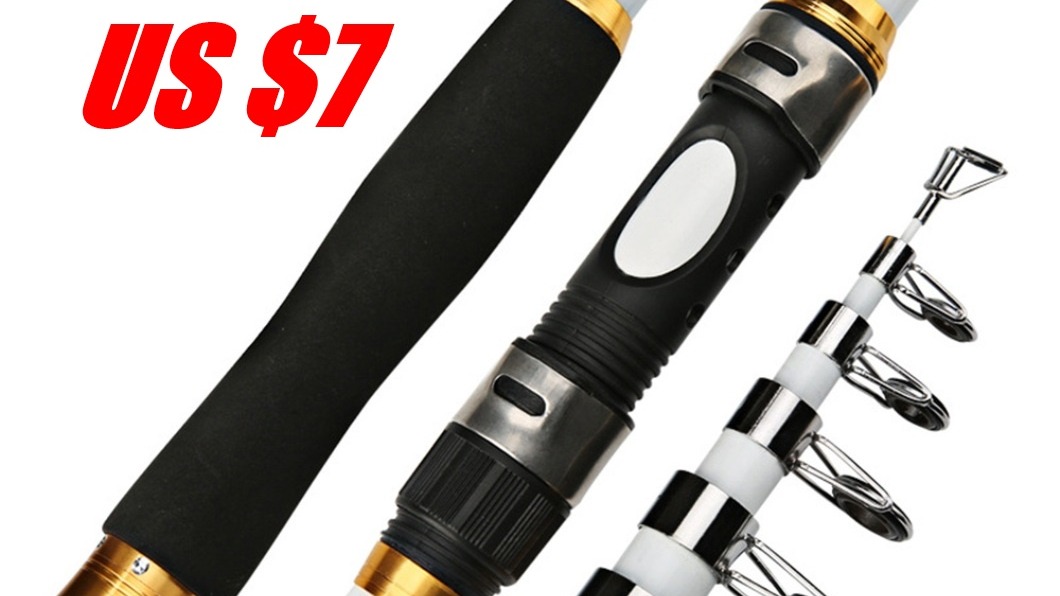  Удочка GHOTDA 2,1 м-3,6 м для ловли карпа, телескопическая