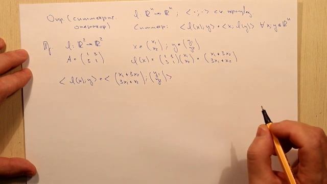 Симметрические операторы. Тема
