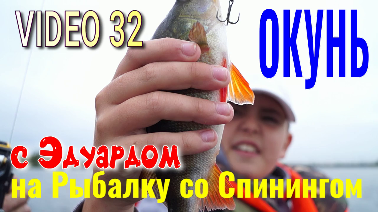 Наловить ОКУНЕЙ Спиннингом! На Рыбалку с Эдуардом VIDEO 32. Четыре Спиннингиста на Стайку ОКУНЕЙ!