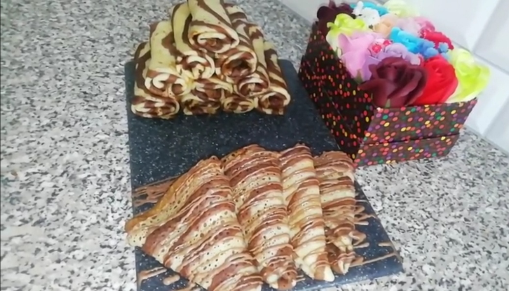 Ажурные блины,Блины с узором