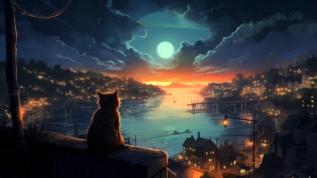 Успокаивающий ночной микс Lofi - Мир оригинальных эмоциональных ритмов Lofi? [1 час?]