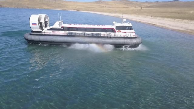 СВП "БИРЮСА" Водоход на Байкале. Ольхон, Малое море.
