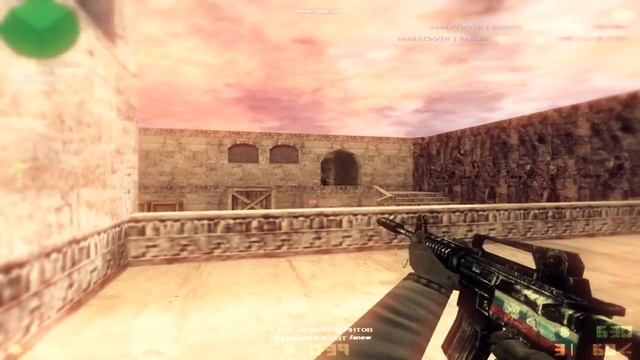 CS 1.6 rasl32 Counter strike 1.6 m4a1 минусы headshot хедшоты