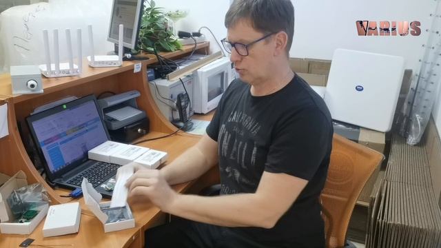 Обзор модемов 4G и тест антенны Varius в офисе