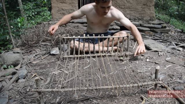 Примитивная технология: Плетеное волокно из коры