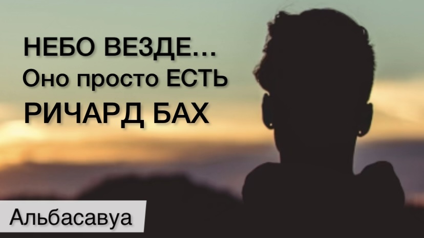 Есть над чем задуматься! НЕБО ВЕЗДЕ. Дар тому, кто рожден летать. Ричард Бах