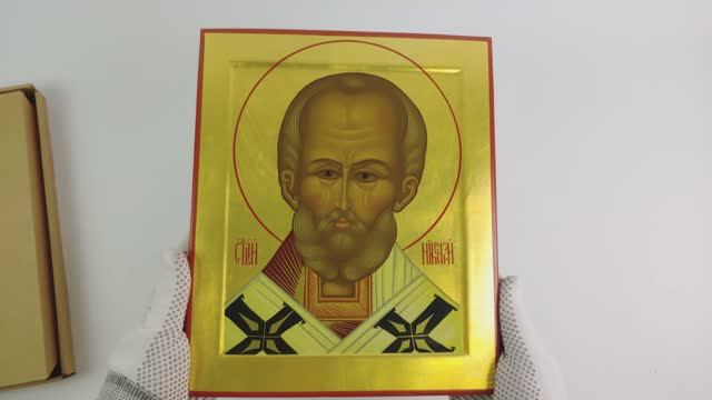 Икона Святитель Николай, 30 х 25 см