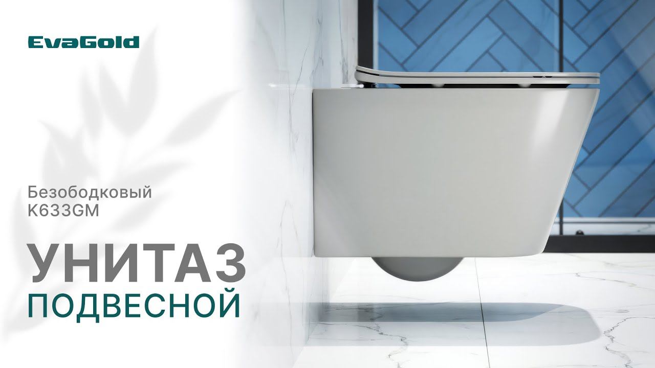 Обзор подвесного унитаза K633GM EvaGold
