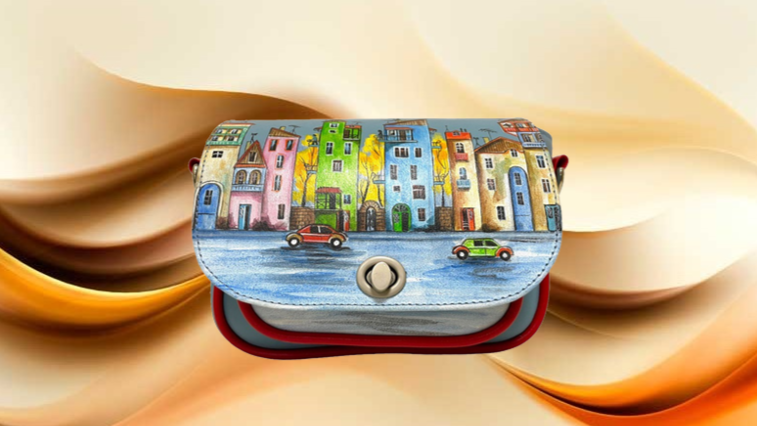 Сатчел "Городок" Pelle-Volare