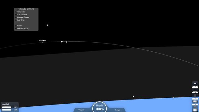 тест ракеты титан 2 в spaceflight simulator