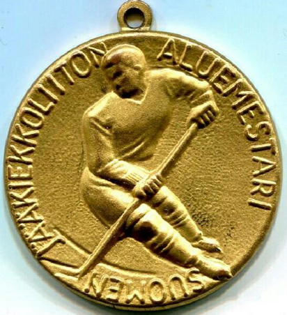 Хоккей медаль Финляндия SUOMI - 8 000 ₽