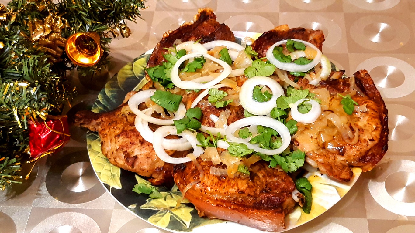 ШАШЛЫК ИЗ СВИНОЙ КОРЕЙКИ В ДУХОВКЕ. Кулинарный рецепт