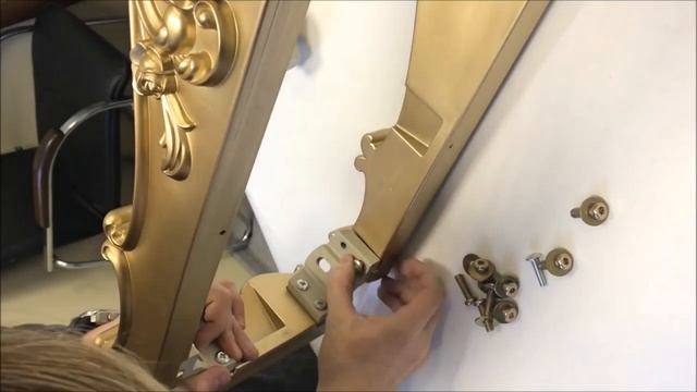 Сборка банкетки в классическом стиле