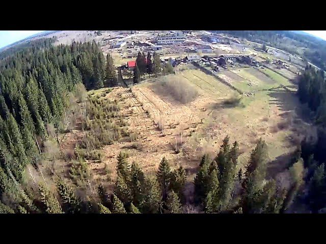 Кормовище - полет за железную дорогу