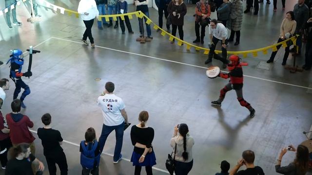 20180224 РЕКОН 2018 HMBSoft Детский поединок на мягких мечах