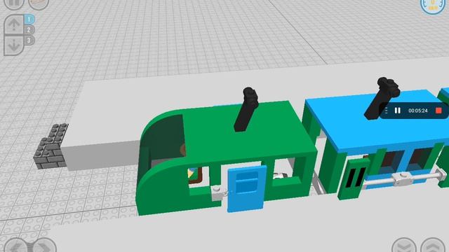 обзор на поезда и переезд в Драв Брикс