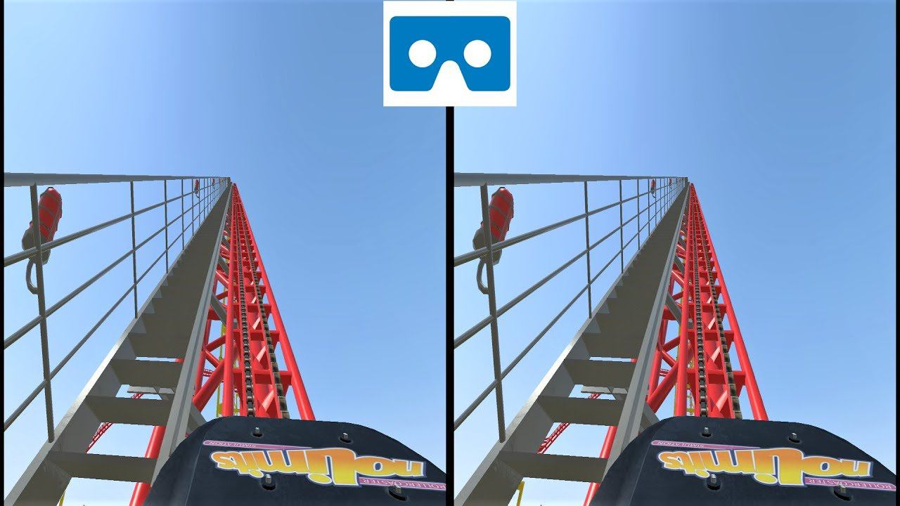 Roller Coaster 19 Американские Горки для VR очков 3D SBS VR box video