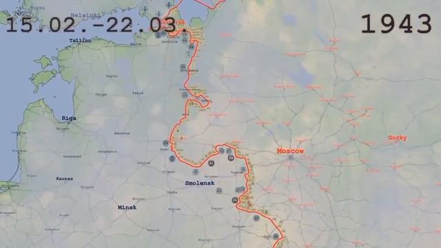 анимация восточного фронта второй мировой войны