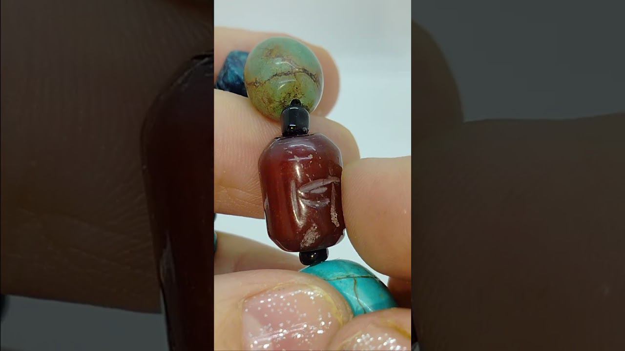 колье Амулет на счастье , богатство, любовь Китай - Тибет. кость, киноварь, бирюза, коралл, хризо