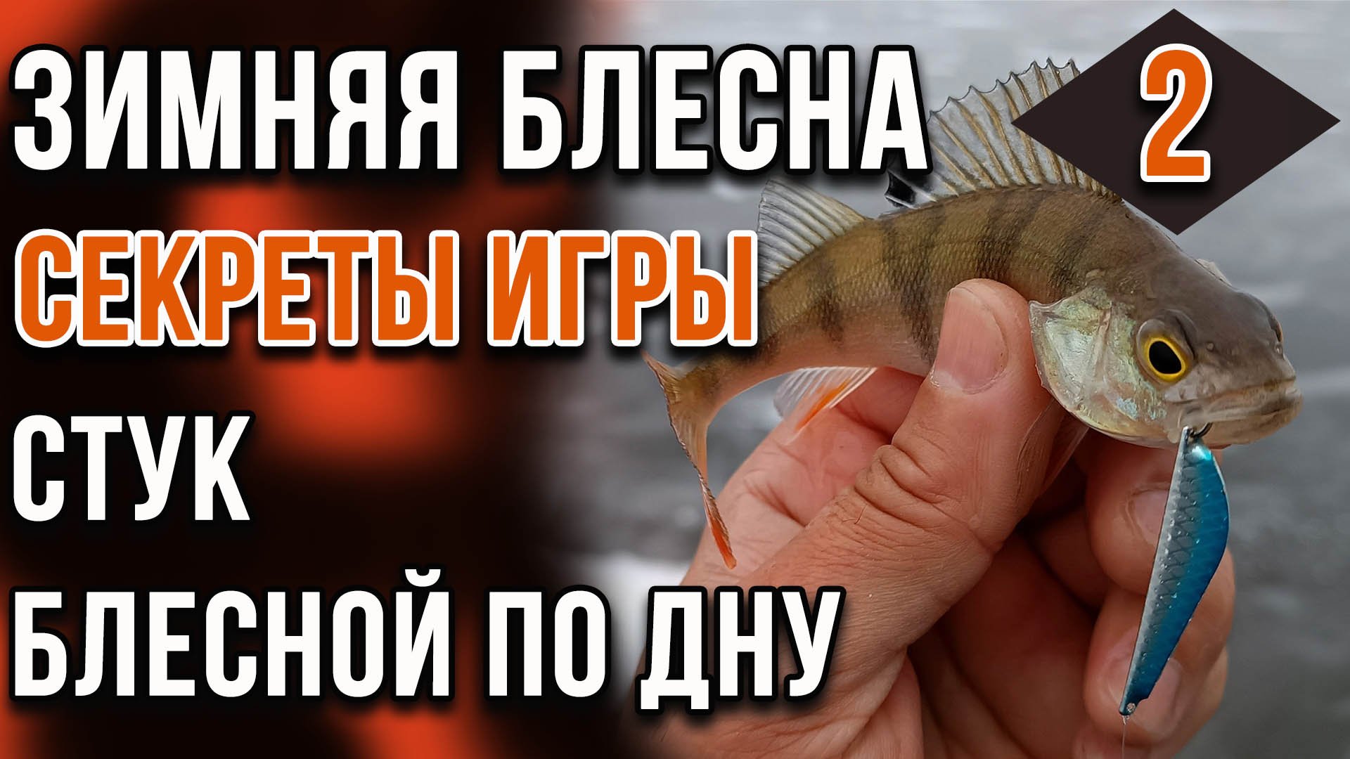 Зимняя блесна, секреты игры. Часть 02. Стук блесной по дну.