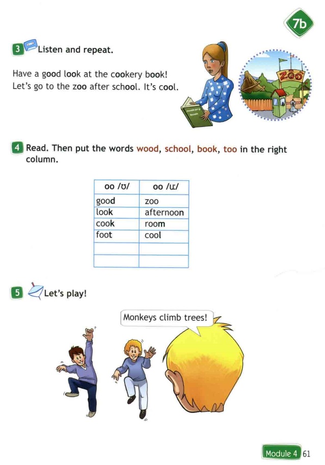 Учебник Спотлайт Быкова 4 класс стр. 61.