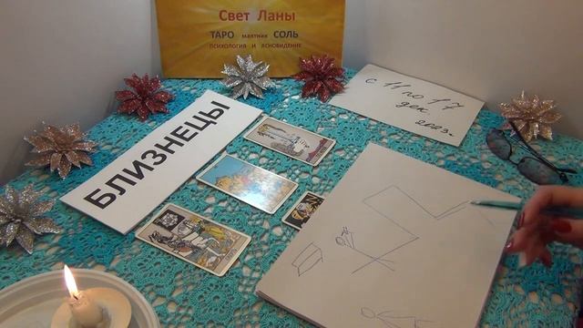 3 - БЛИЗНЕЦЫ - прогноз ТАРО - с  11.12.2023г. по  17.12.2023г. + Послание от Высших Сил.