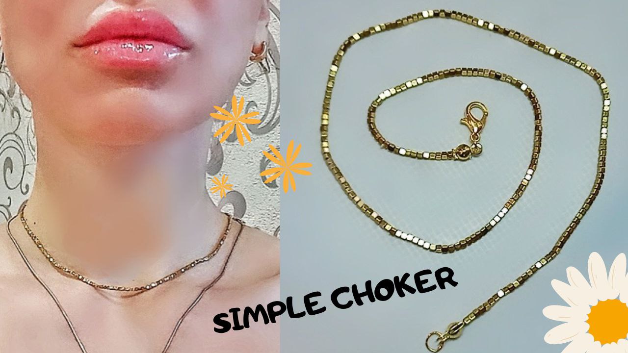 Сборка ЧОКЕРА ИЗ БУСИН: кримпы и каллоты - незаменимая фурнитура для создания браслетов и колье