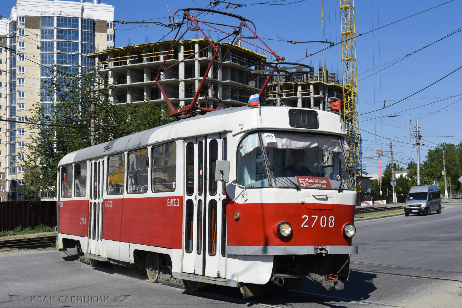 Волгоградские трамваи Tatra T3SU и Tatra T6B5SU