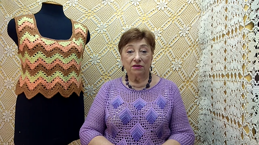 Жилет Фруктовый. Мастер-класс по вязанию крючком от О. С. Литвиной.