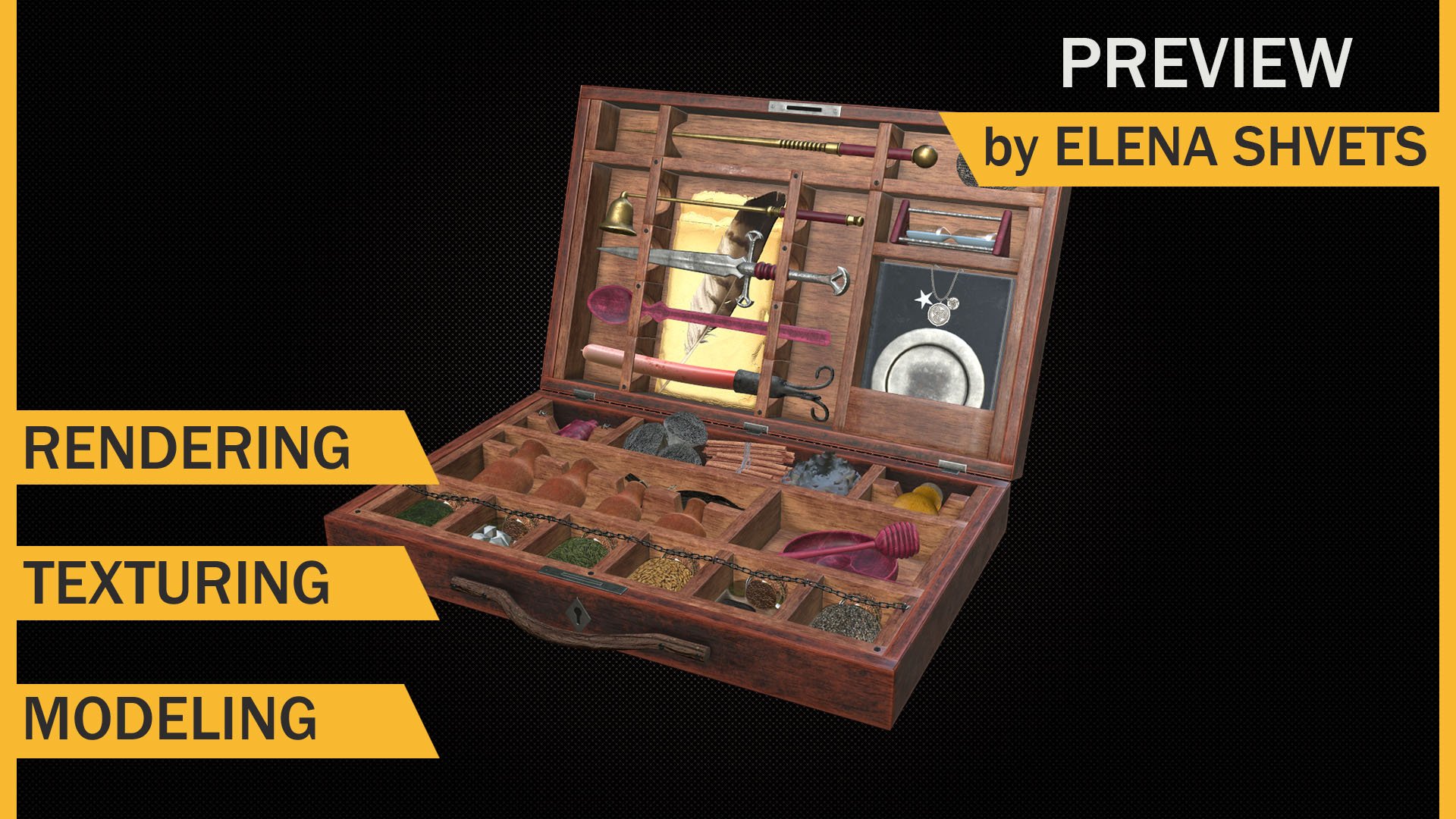 3D проект Набор Ведьмака \ 3D project Set of the Witcher