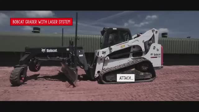 Грейдер - навесное оборудование Bobcat.mp4