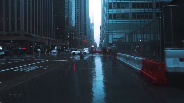 Прогулка под дождем Нью-Йорк - Успокаивающие звуки