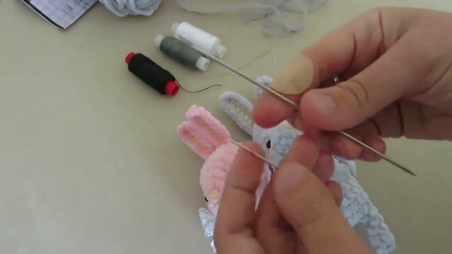 зайчик крючком, МК, ч.1. МАТЕРИАЛЫ #амигурумимк