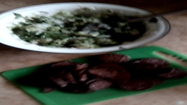 Летний зелёный салат