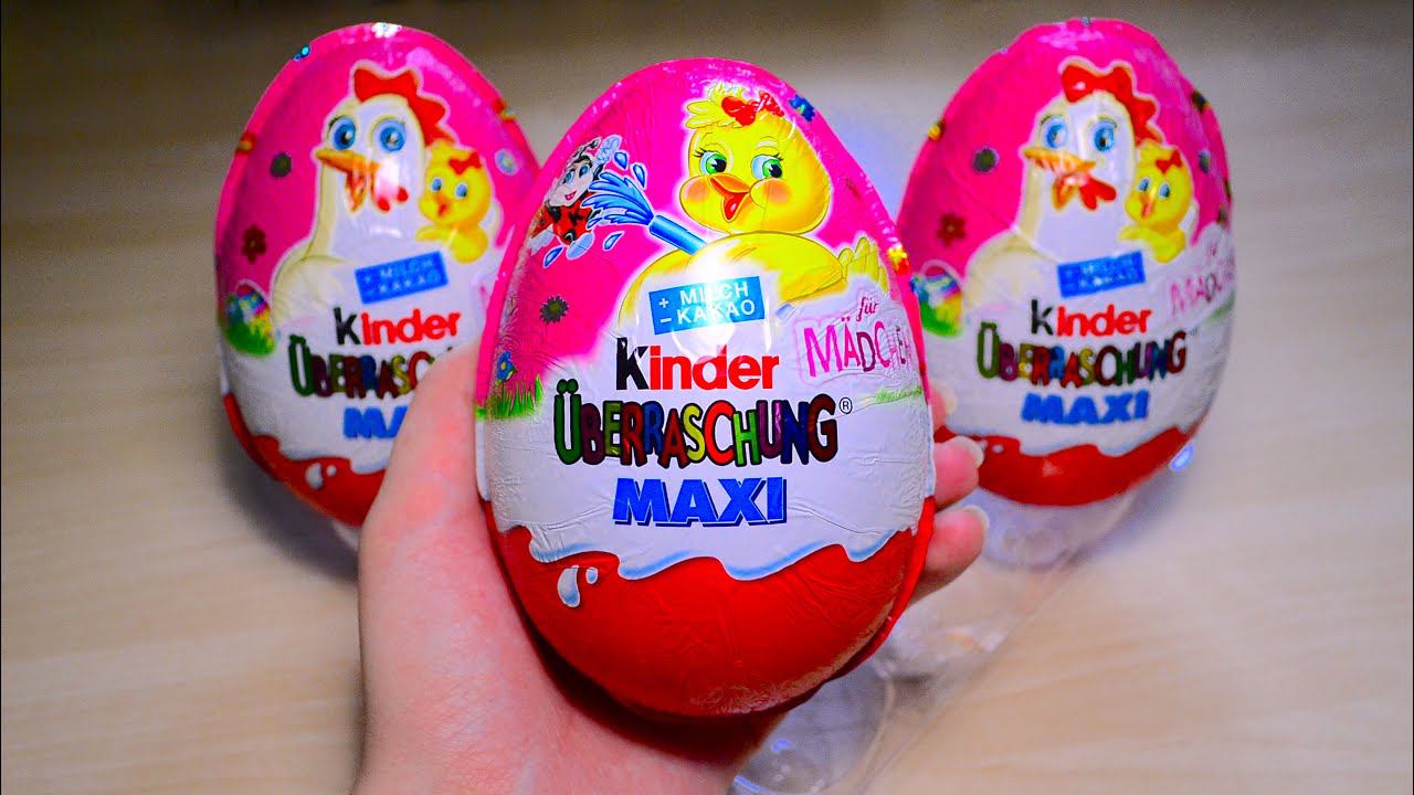 Киндер Сюрприз Принцессы Диснея Макси на русском языке для девочек Kinder Überraschung Maxi